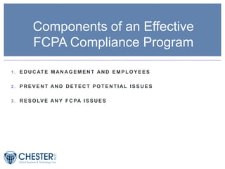 Creating an FCPA Program | PPTX