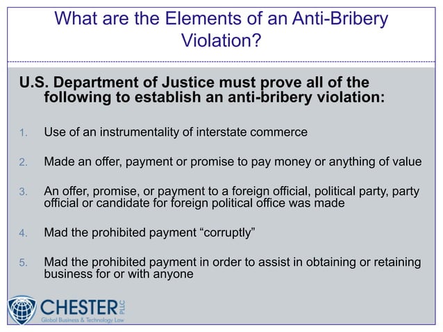 Creating an FCPA Program | PPT