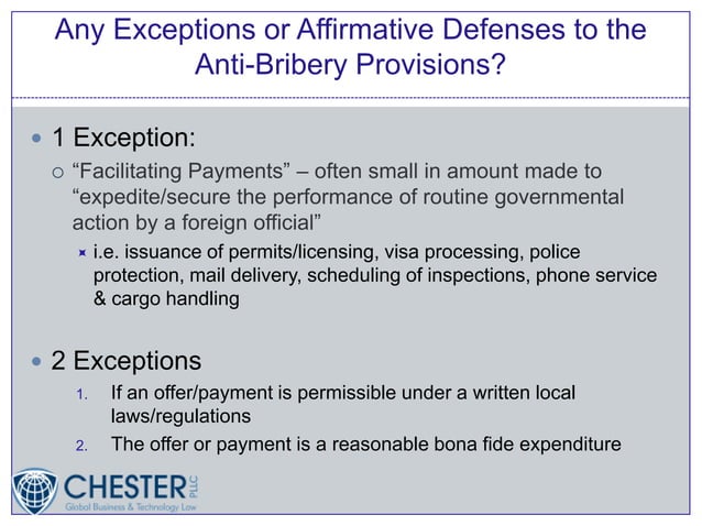 Creating an FCPA Program | PPT