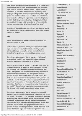 FCPA professor -chile | PDF