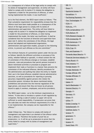 FCPA professor -chile | PDF