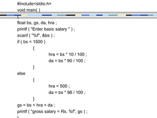 Fcp chapter 2 upto_if_else (2) | PPT | Programming Languages | Computing