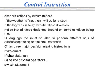Fcp chapter 2 upto_if_else (2) | PPT