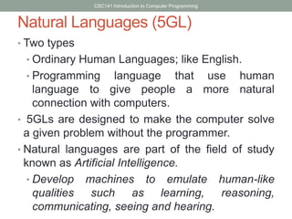 Programming Language | PPT