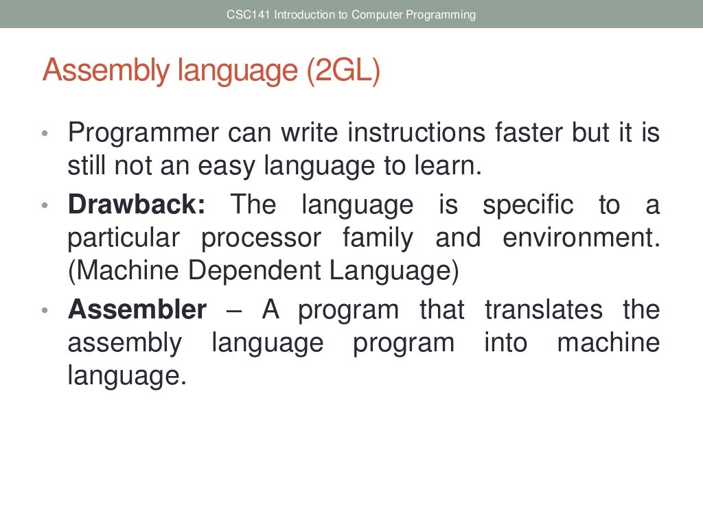 Programming Language
