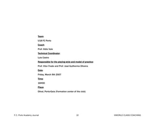 Fc porto academy | PDF