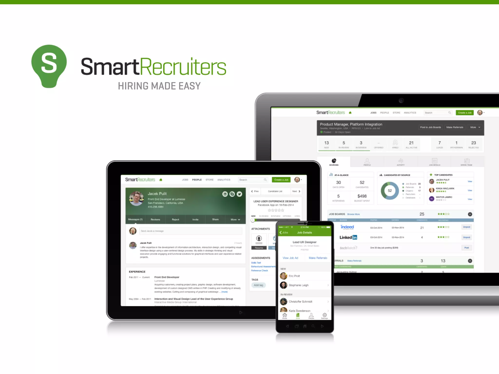 SmartRecruiters Recruiting Platform | PDF