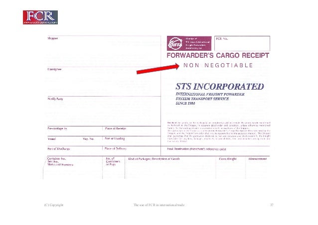 Fcr the use of fcr in intl trade (eng) danny diep to
