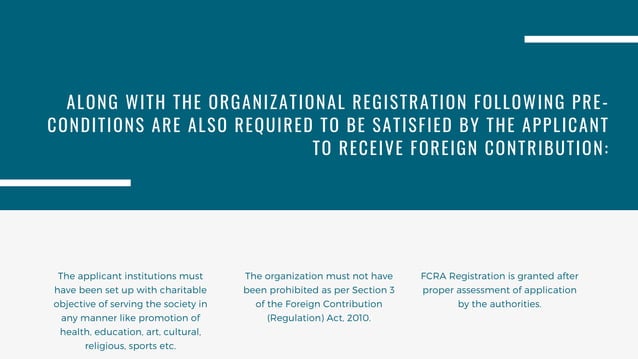 FCRA Registration - Definition, Process & Cancellation | PPT