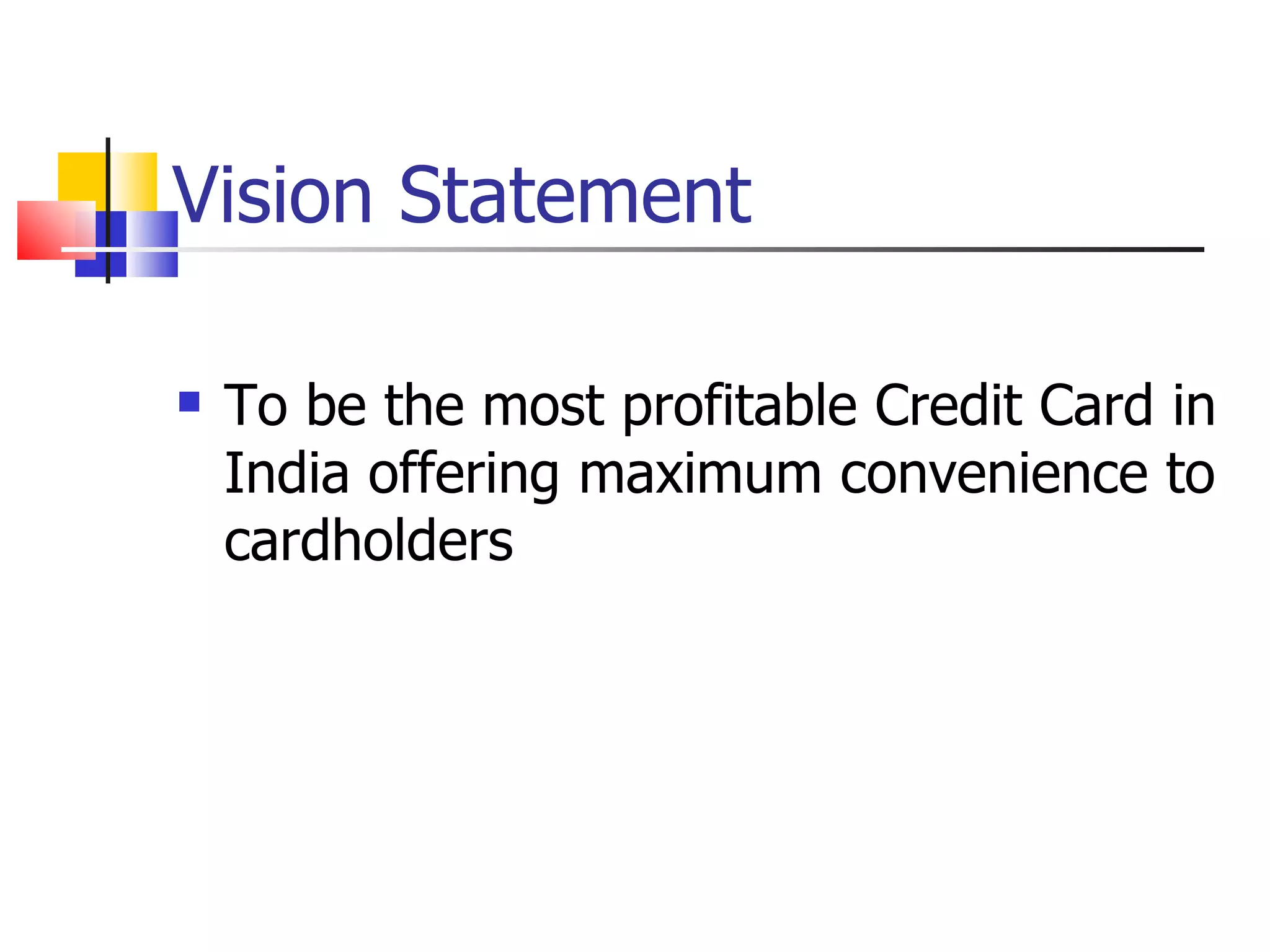 Credit Card Business Plan | PPT