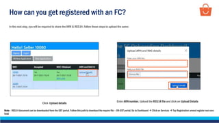 How to register with FC | PPT