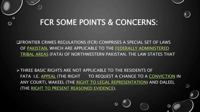 Fedral crime regulation FCR | PPT