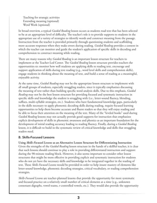 Fcrr small groupalternativelessonstructures | PDF