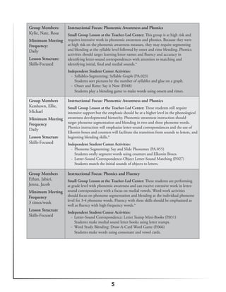 Fcrr small groupalternativelessonstructures | PDF