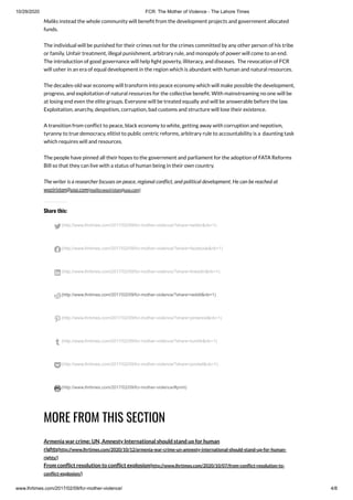 FCR: the mother of violence | PDF