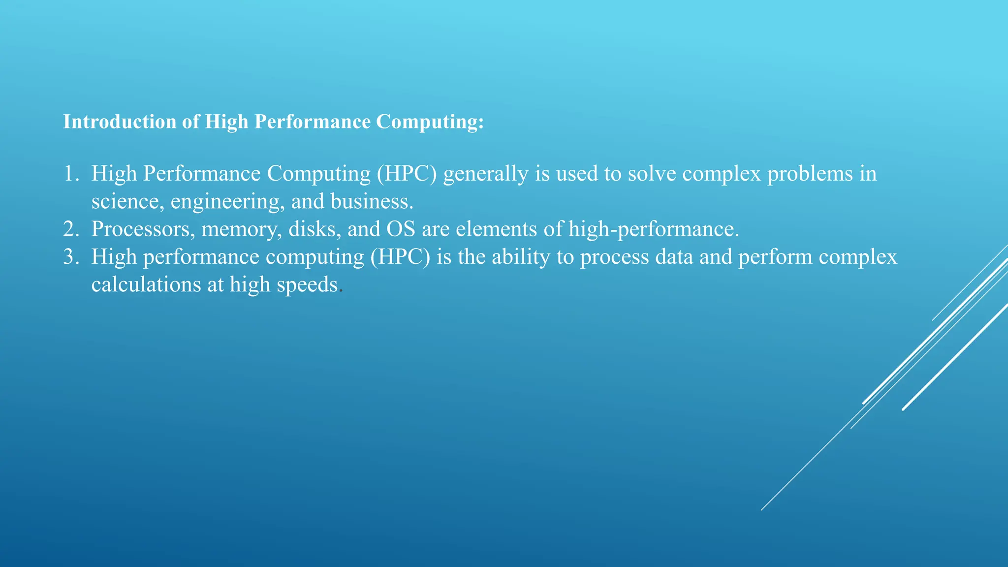 High performance computing in cyber security | PPT