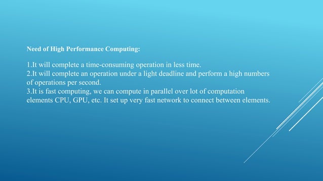 High performance computing in cyber security | PPT