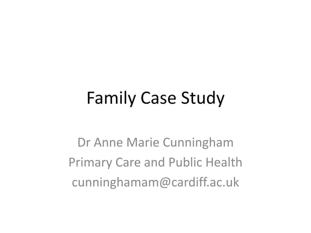 January Family Case Study Lecture | PPT