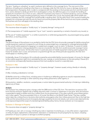 CGL Coverage Form -- Coverage A (from FC&S Legal: The Insurance ...