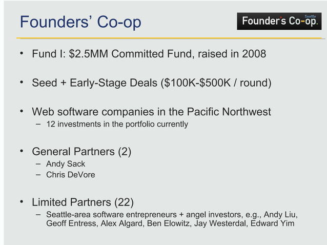 Early Stage Fundraising | PPT