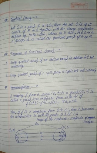 Group Theory || Fundamental of Computer Science | PDF