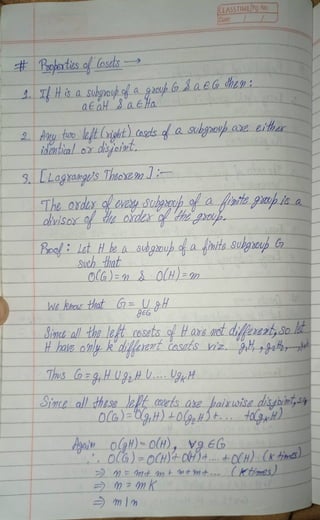 Group Theory || Fundamental of Computer Science | PDF