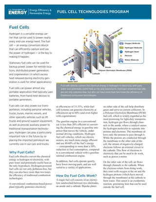 Fuel cell Technology used in Cars | PDF