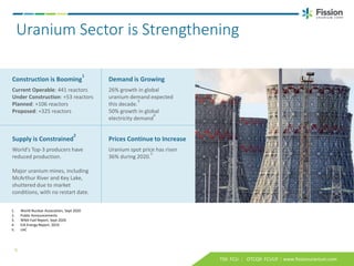 Fission Uranium Corporate Presentation | PDF | Commodities | Economy