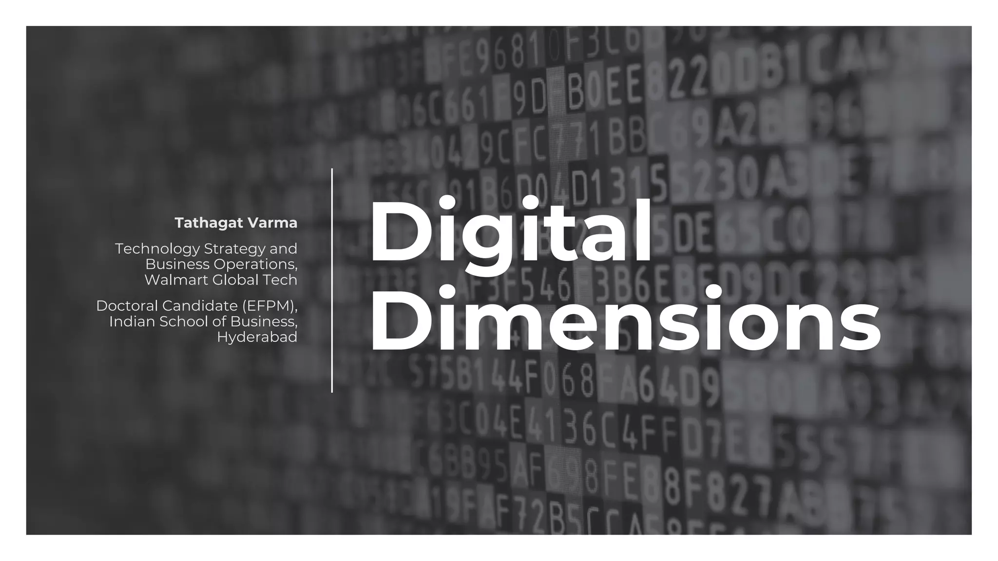 Digital Dimensions | PDF