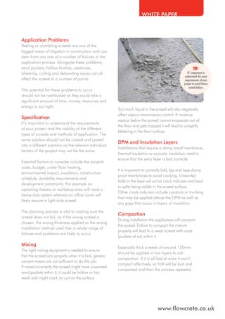 How To Avoid Screed Failure | PDF