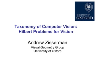 Fcv taxo zisserman | PDF