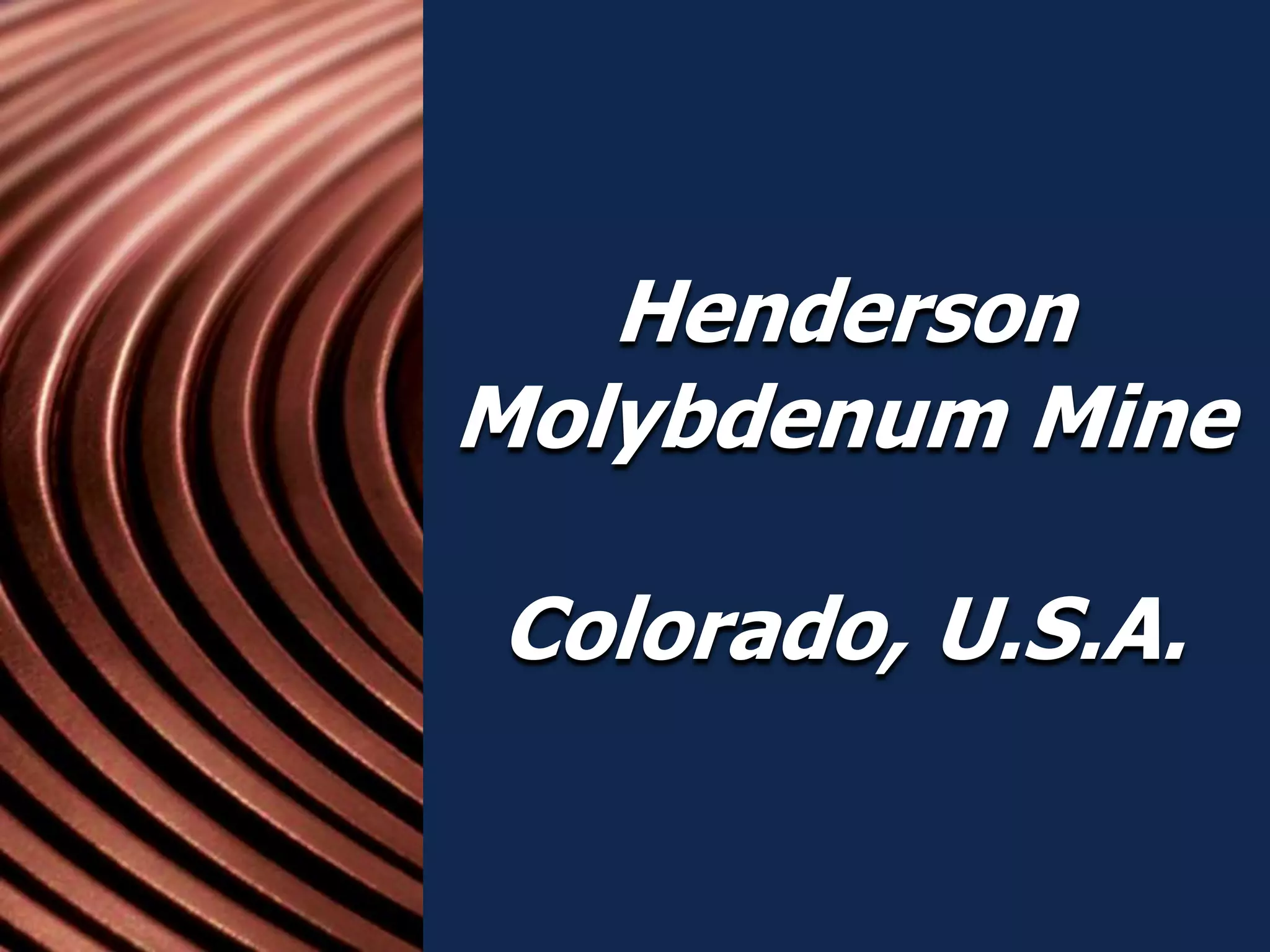 Freeport-McMoRan Location Overview | PPTX