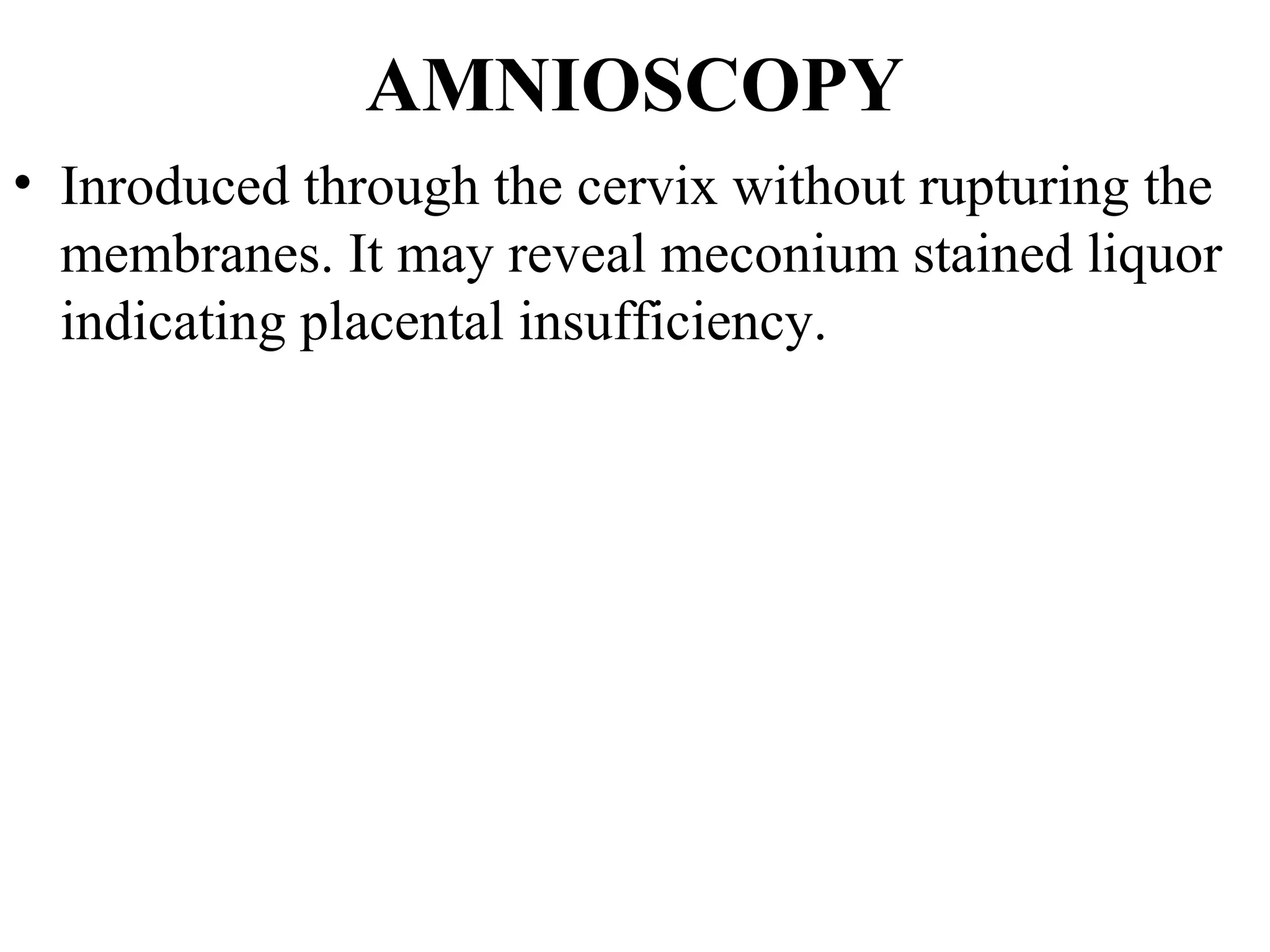 Fetal distress | PPS
