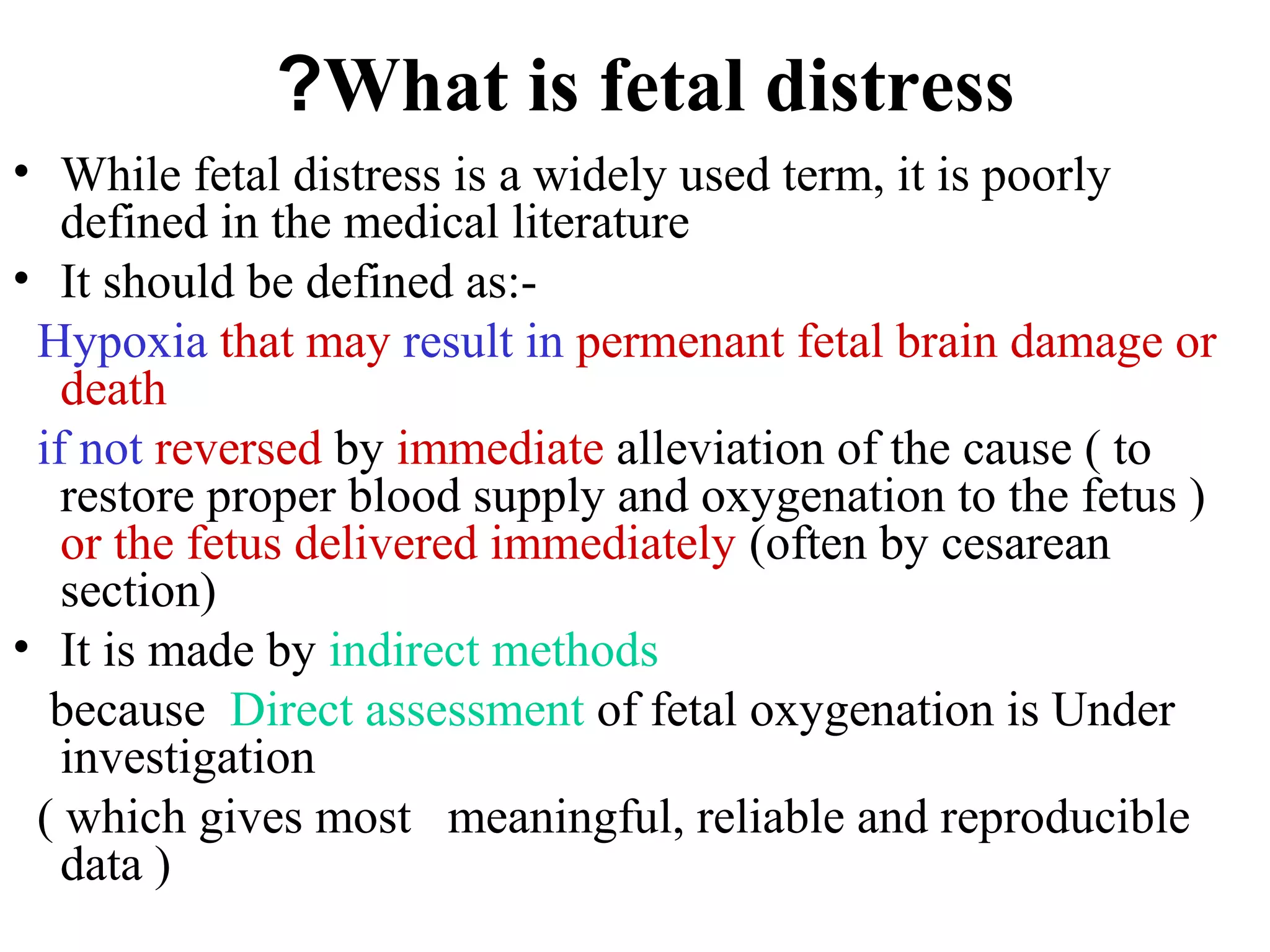 Fetal distress | PPS | Pregnancy | Reproductive Health