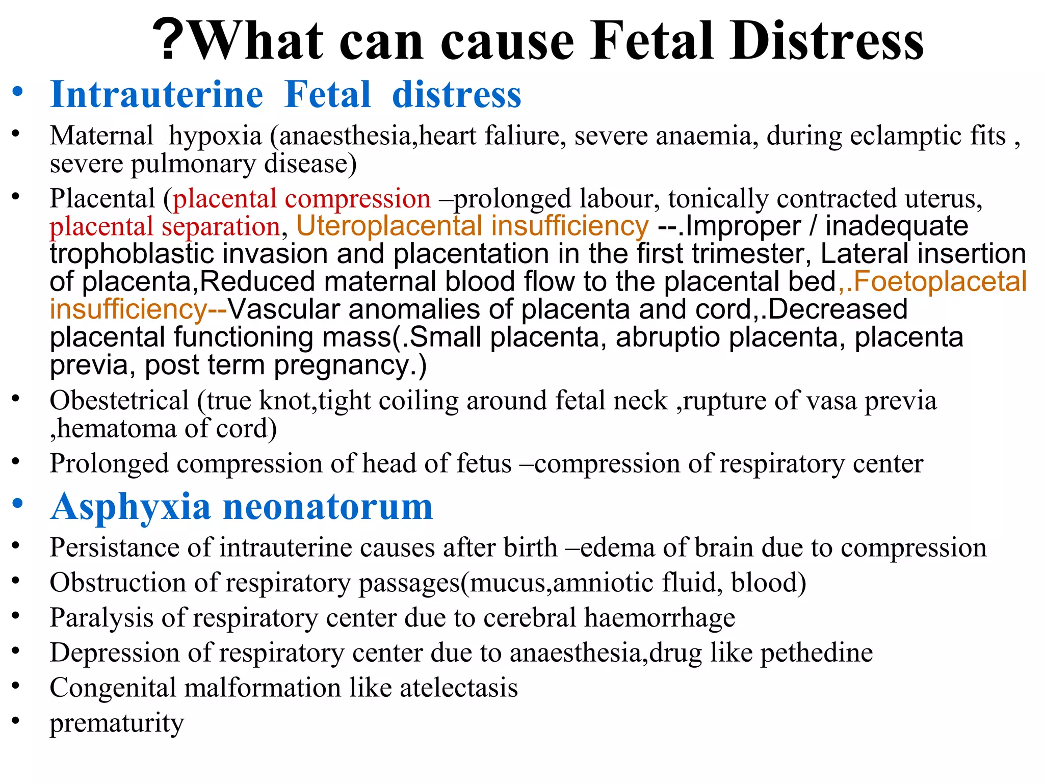 Fetal distress | PPS