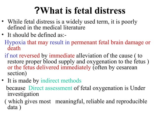Fetal distress | PPS | Pregnancy | Reproductive Health