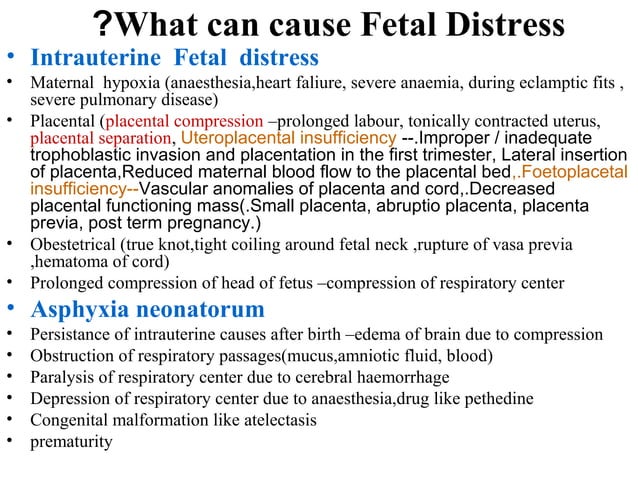 Fetal distress