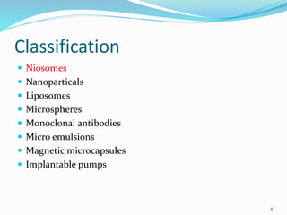Niosomes presentation | PPTX