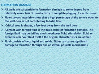 Formation damage evaluation | PPT