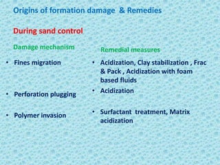 Formation damage evaluation | PPT