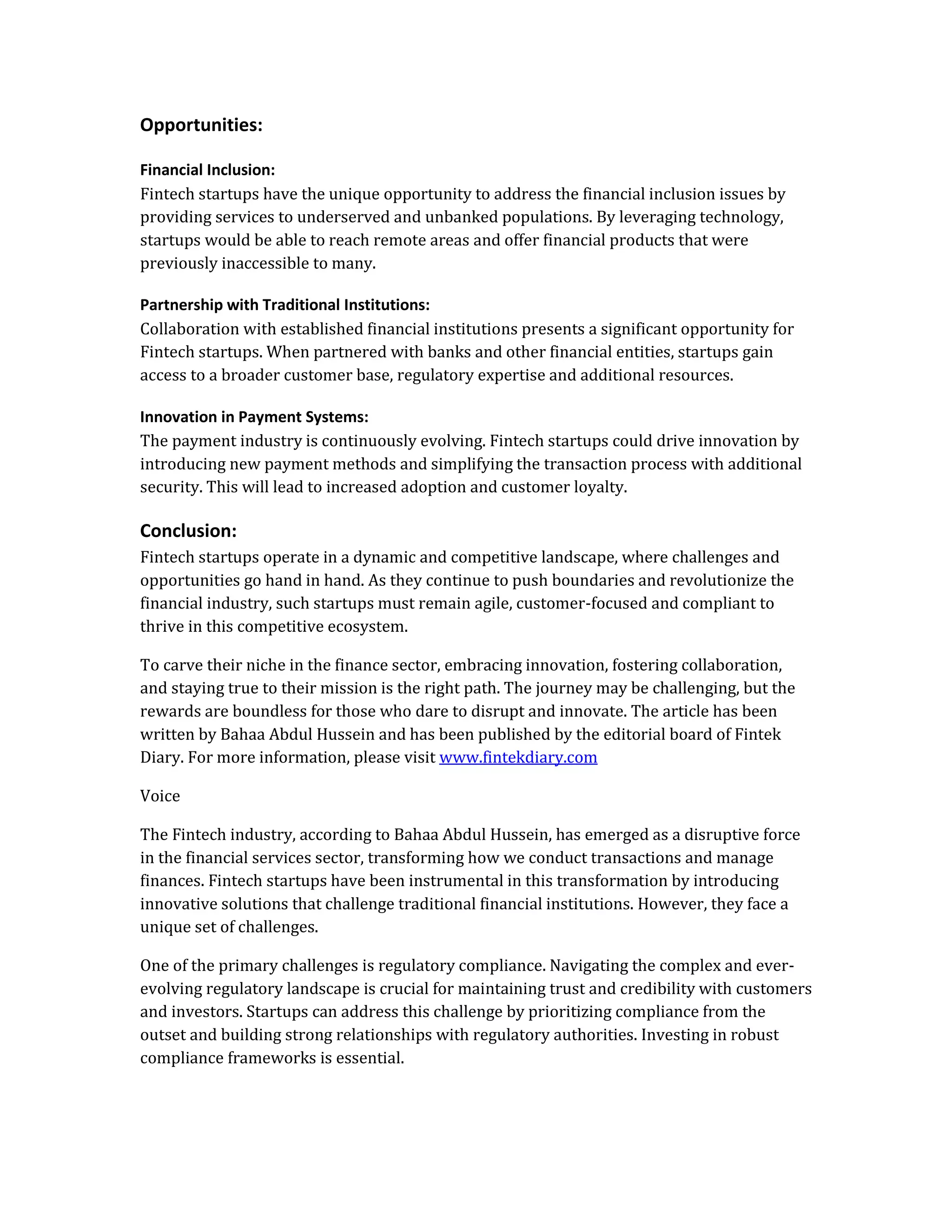 Fintech Startup Challenges | PDF Fintech Startup Challenges | PDF