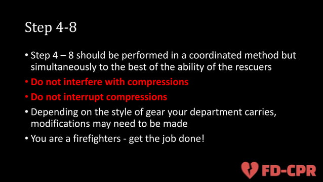 Fd cpr 10 step process (1) | PPTX | First Aid | Injuries