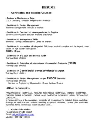 resume english 02 ali | DOCX