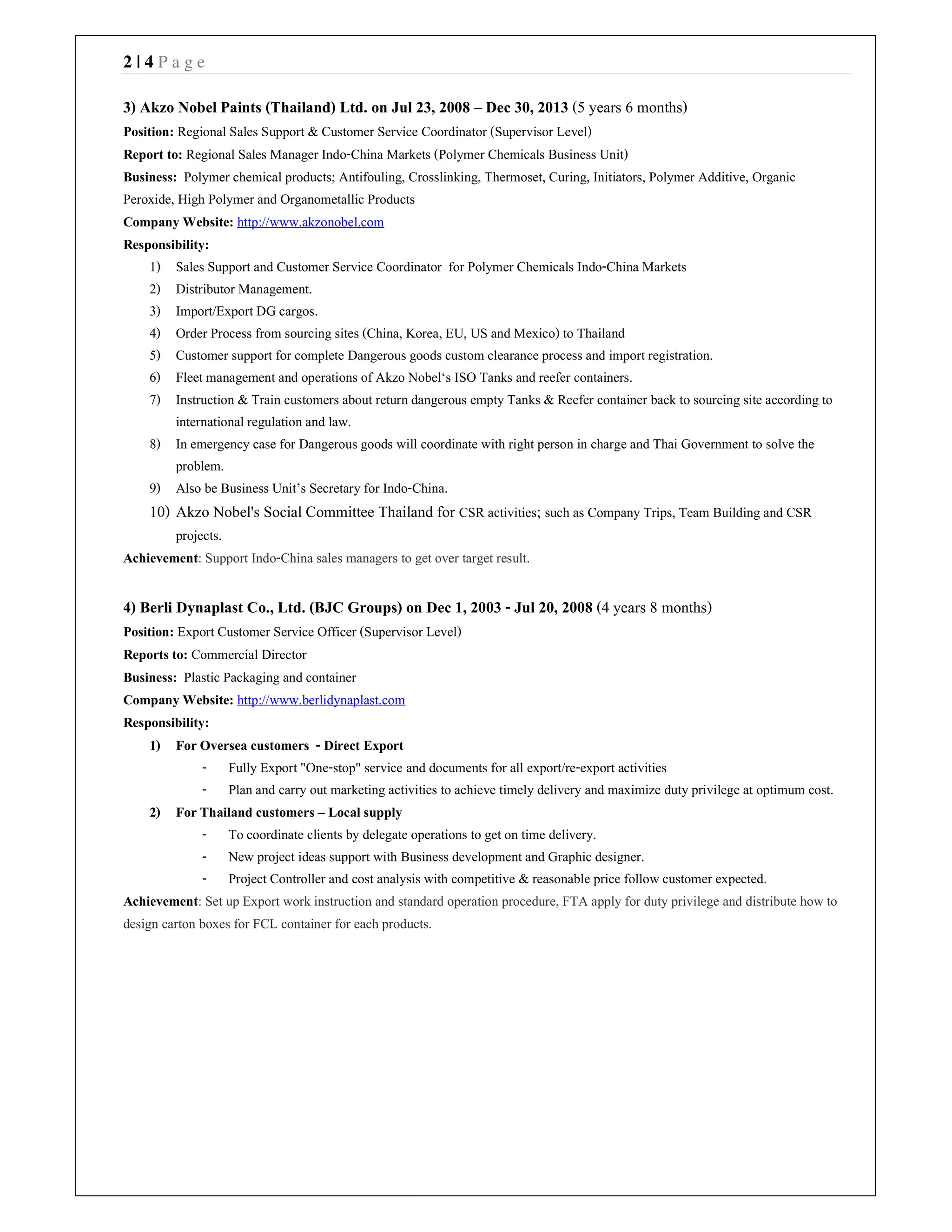 Full CV_Nuttharhinie Singhakaew | PDF