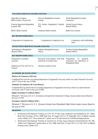 Resume of Tirtha Sarathi Ghosh | PDF