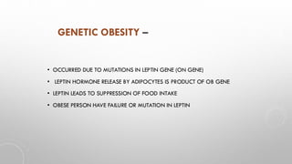 Protein energy malnutrition and obesity | PDF