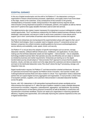 IDC Rethinking the datacenter | PDF | Databases | Computer Software and Applications