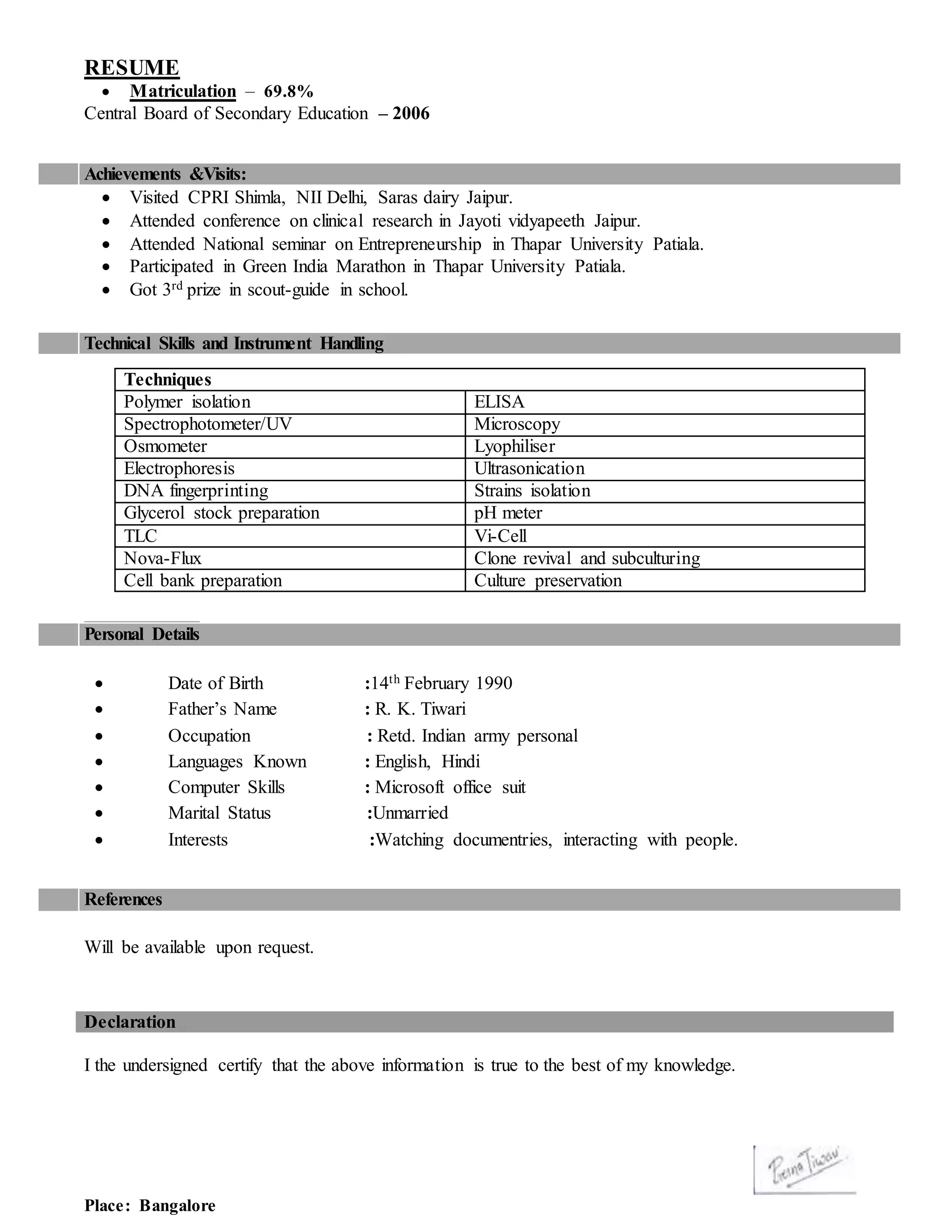 Resume - Prerna | DOCX