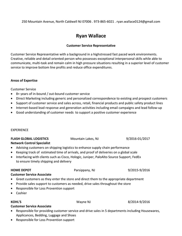 Ryan Wallace Resume 2017 | PDF