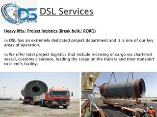 DSL presentation | PDF | Logistics and Transportation Industry | Industries
